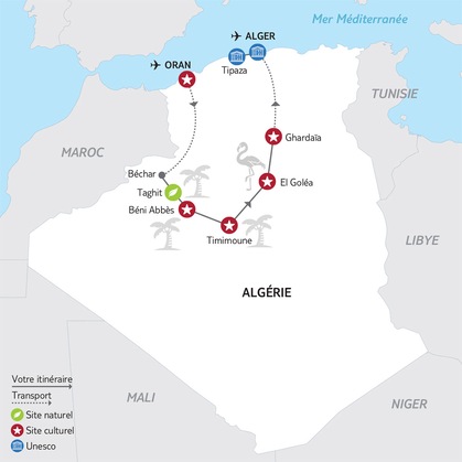 Circuit La boucle des Oasis : les jardins de la Saoura : Réservez en ...